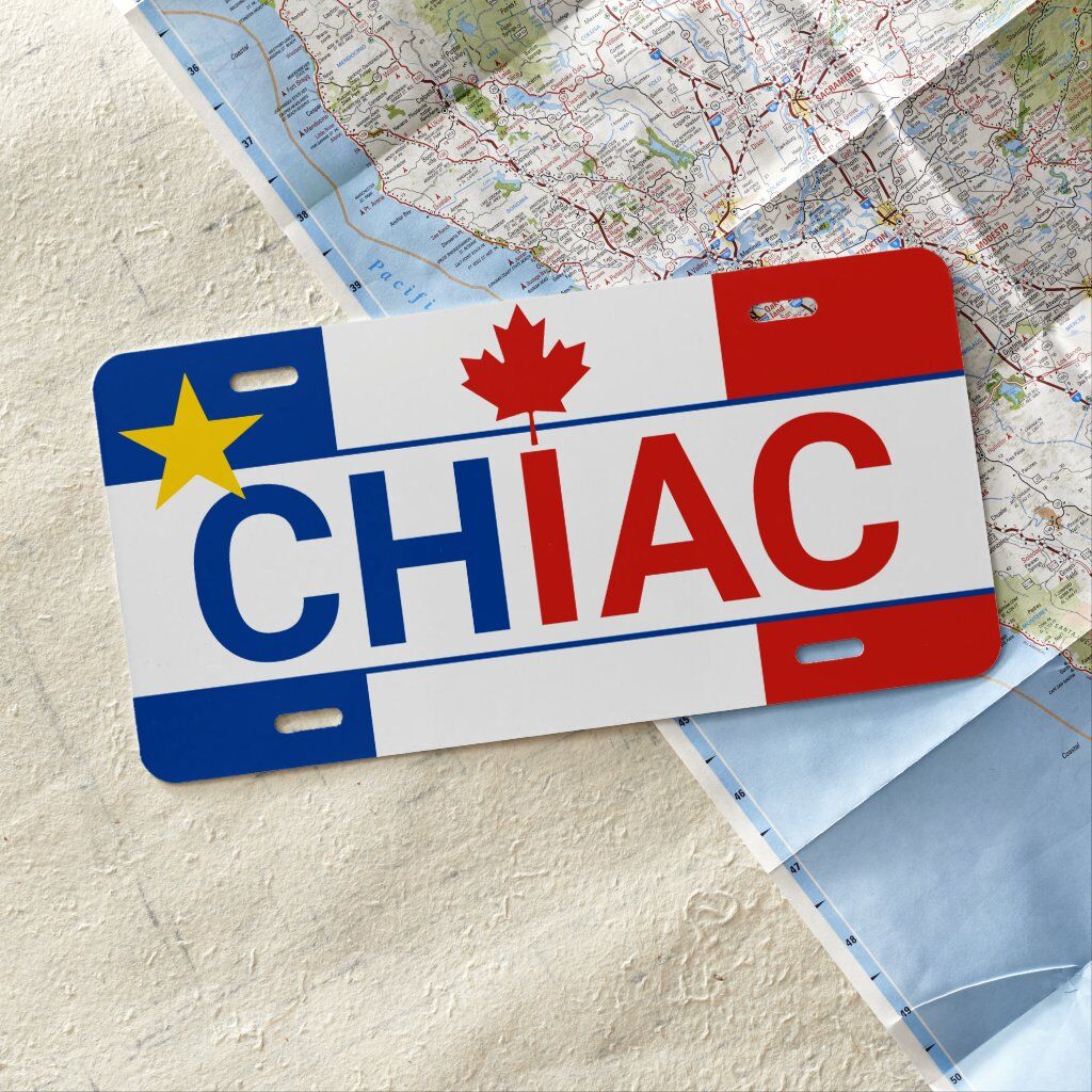 Acadian Canadian License Plate - Fully Customizable