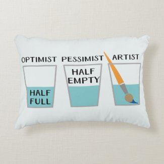 Glass Half Full Funny Meme Products and Apparel