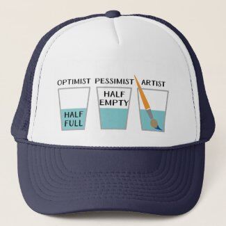 Glass Half Full Funny Meme Products and Apparel